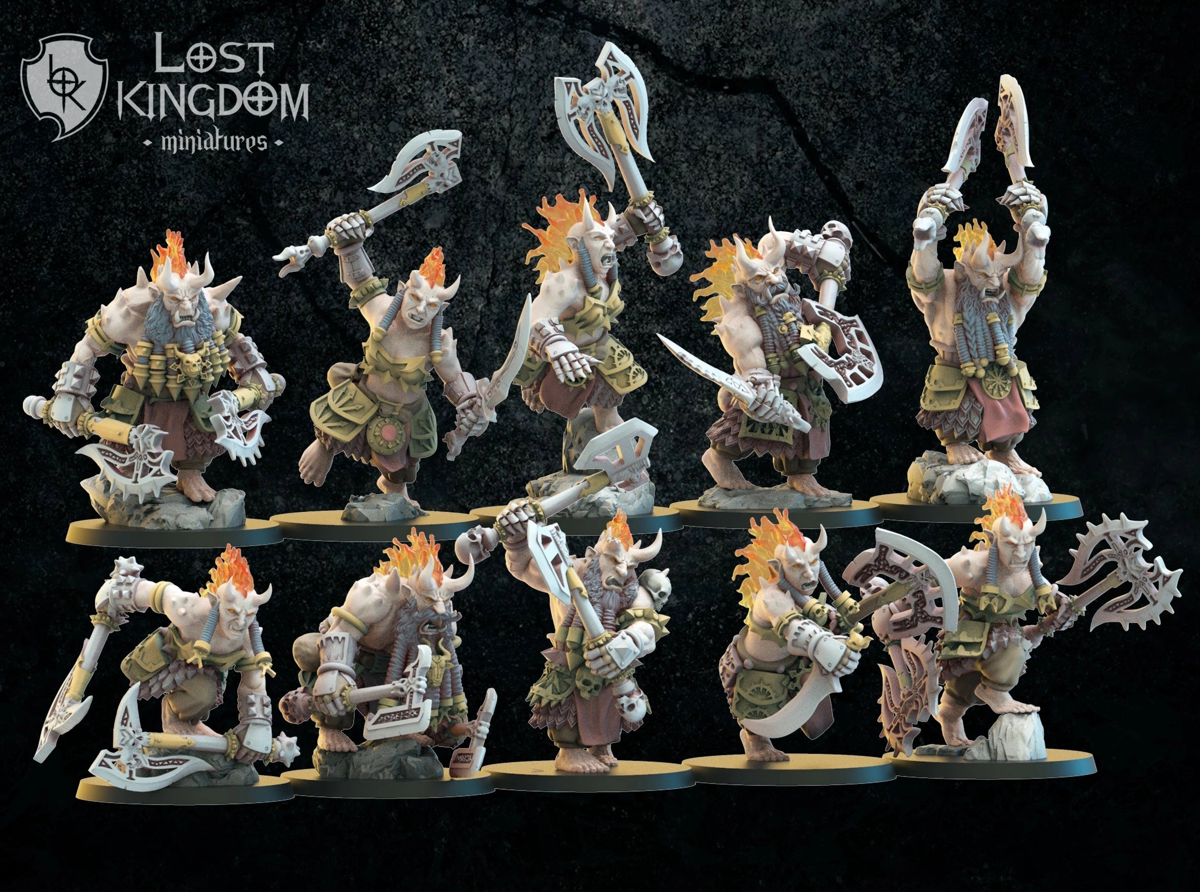 Berserker Unit by Lost Kingdom Miniatures | uproar.art – Uproar Design ...