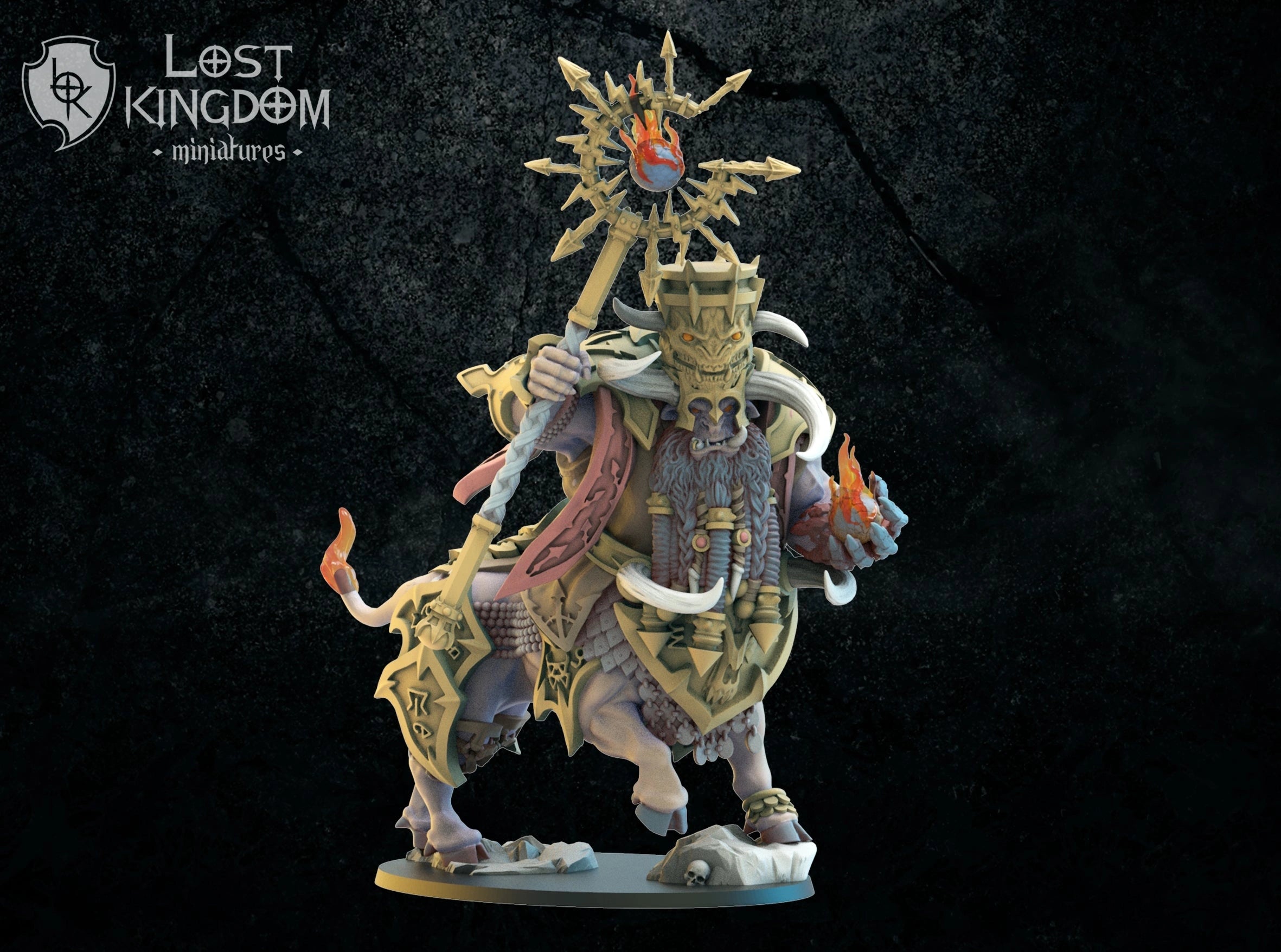 Kassuth Fireshaper, Bul-Thaur Sorcerer by Lost Kingdom Miniatures ...