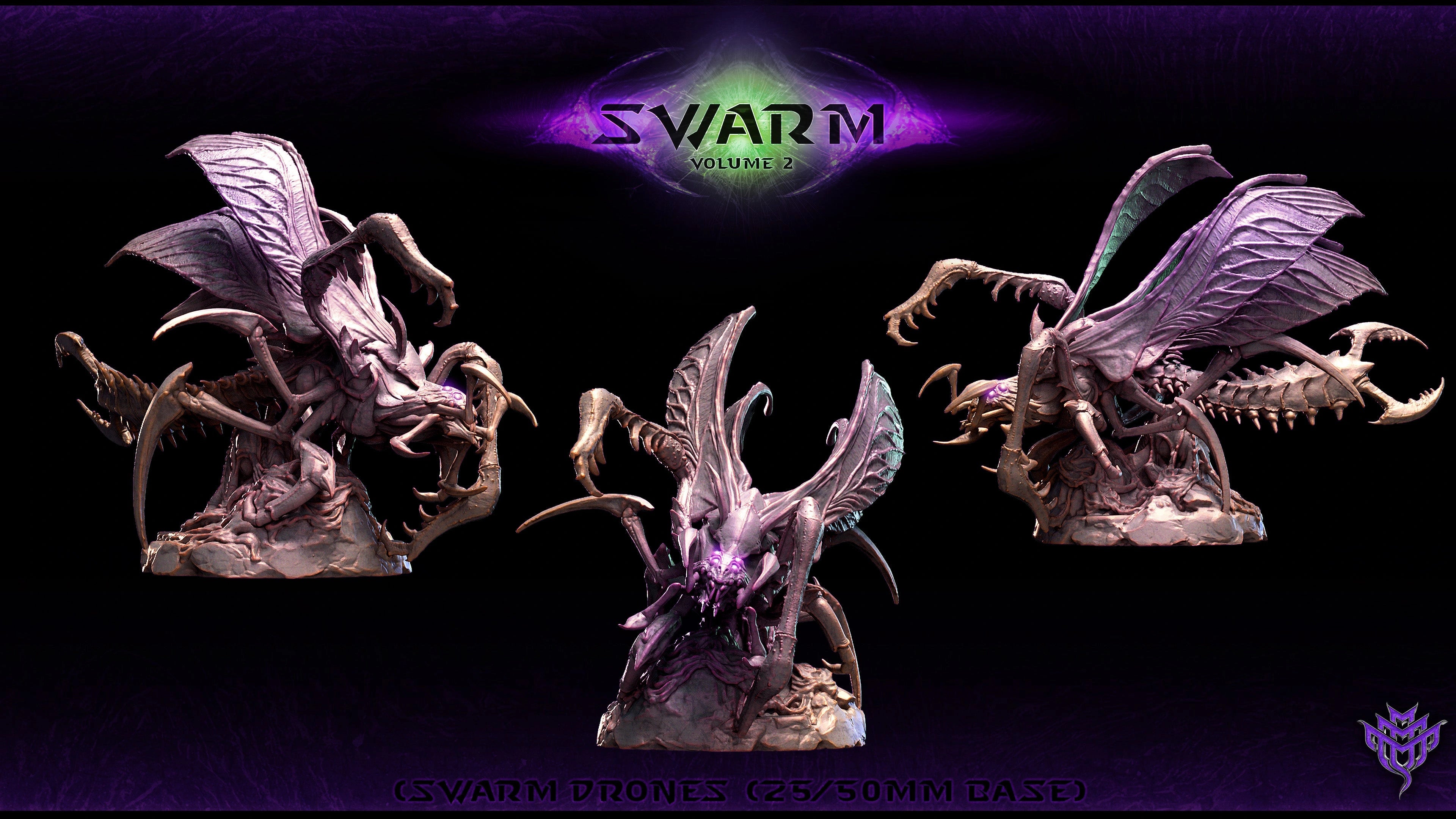 Swarm Drones Pose 01 by Mini Monster Mayhem | uproar.art – Uproar ...